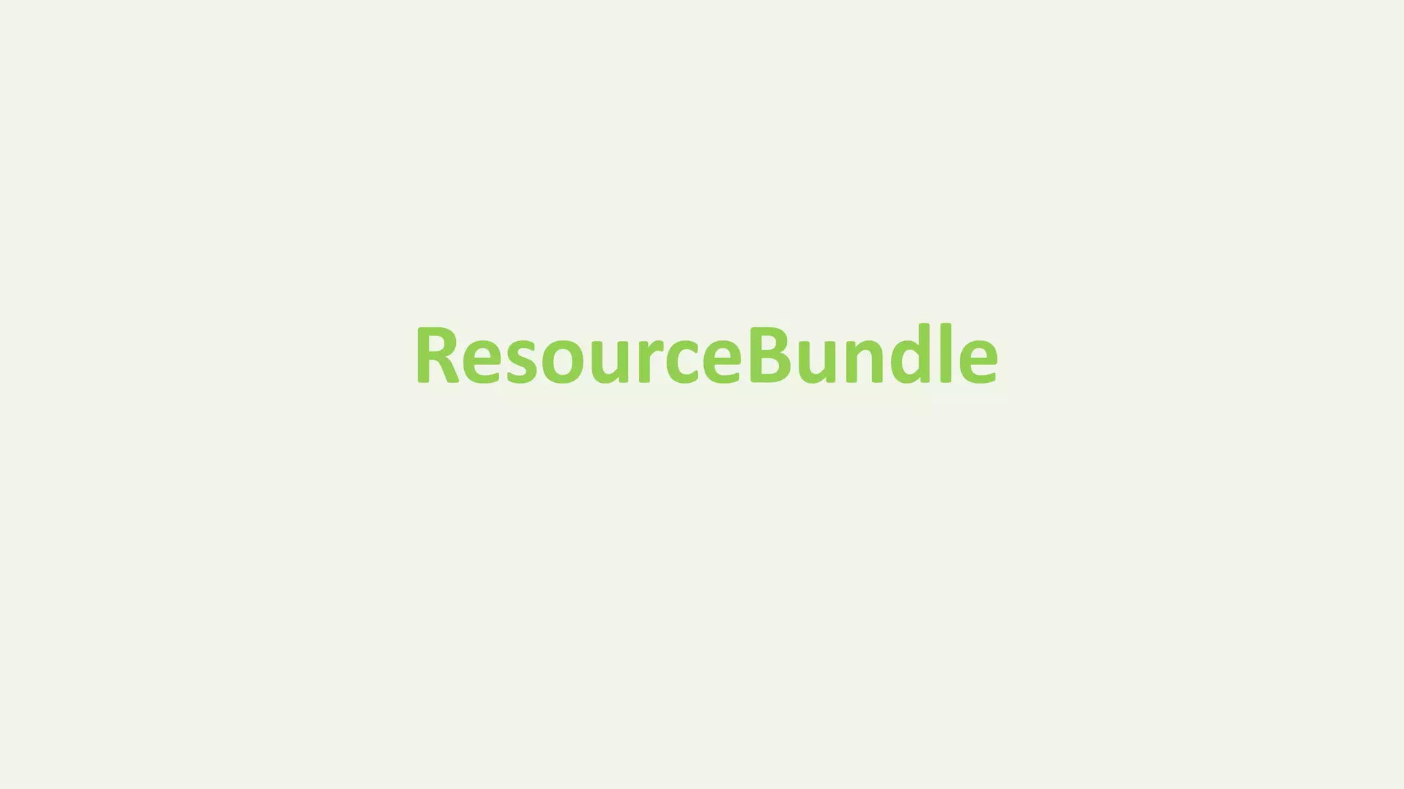 137 - Spring. ResourceBundle | PPT