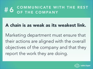 The 10 responsibilities of marketing departments | PDF