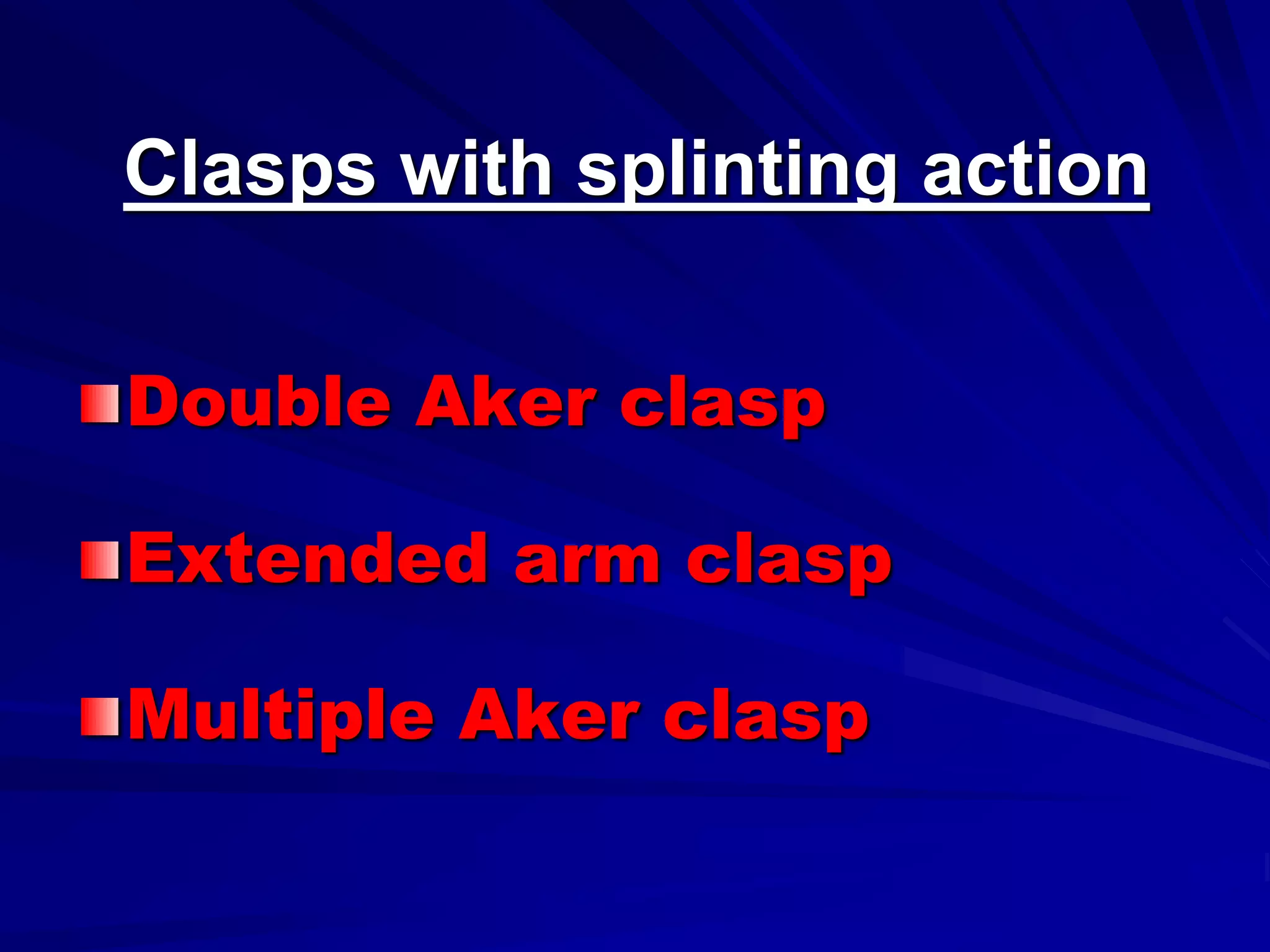 B- Retention of Removable Partial Dentures | PPT