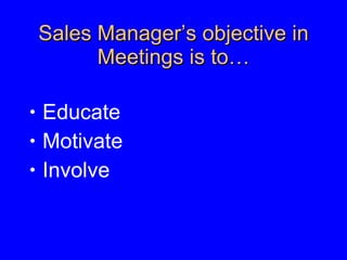 10 Sales Meeting Ideas | PPT