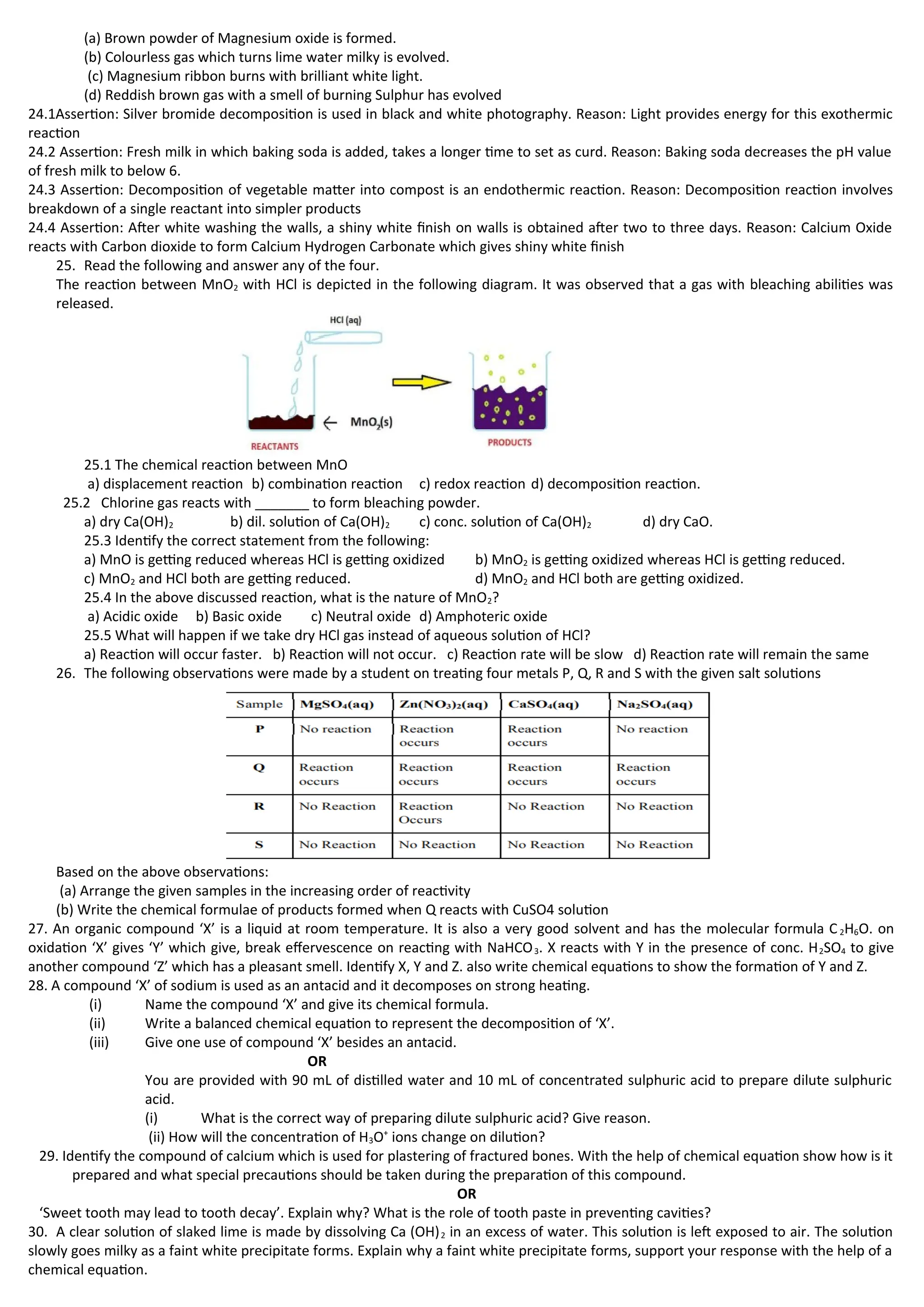 Science-Question-Bank for the class 10th students | PDF