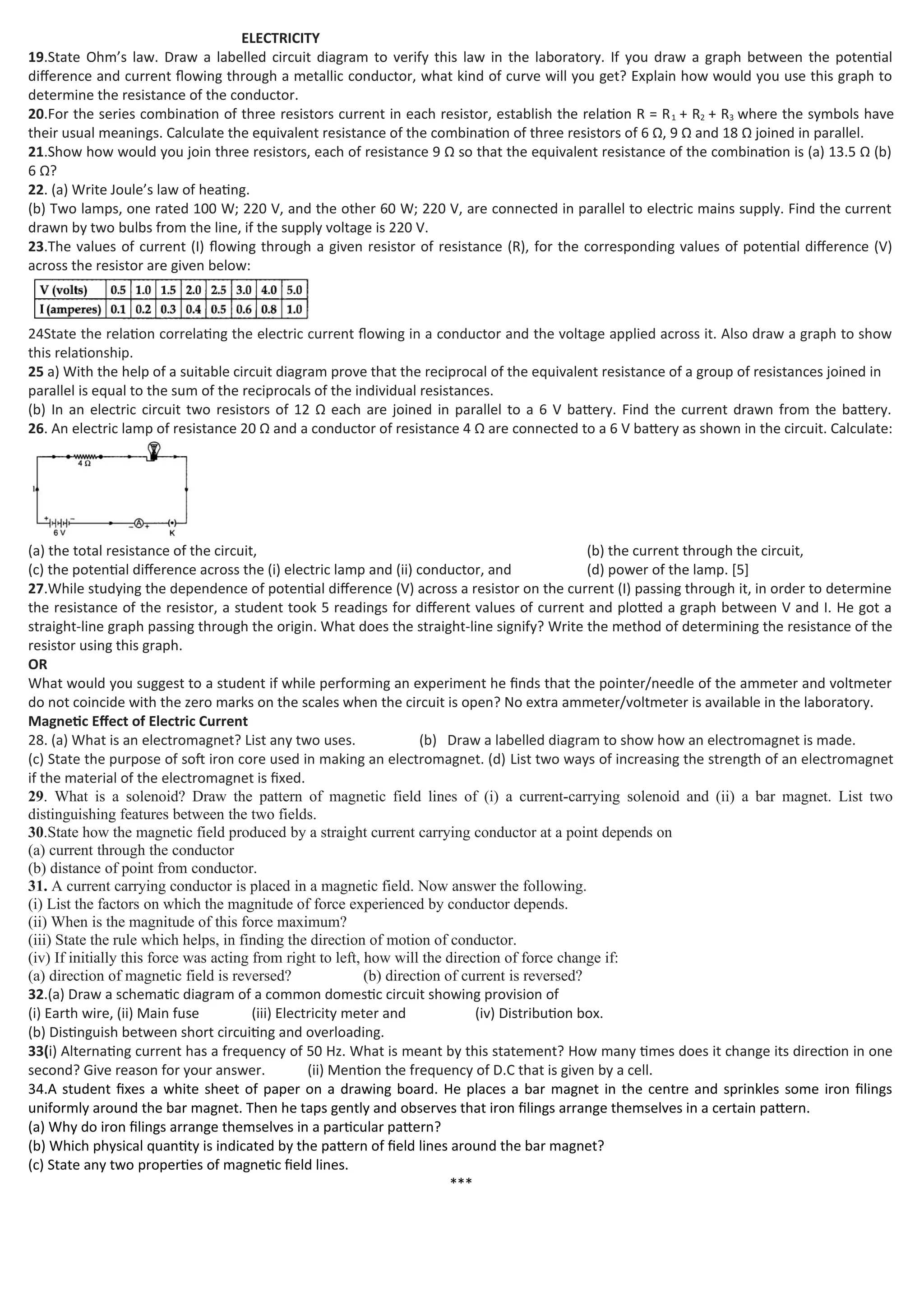 Science-Question-Bank for the class 10th students | PDF