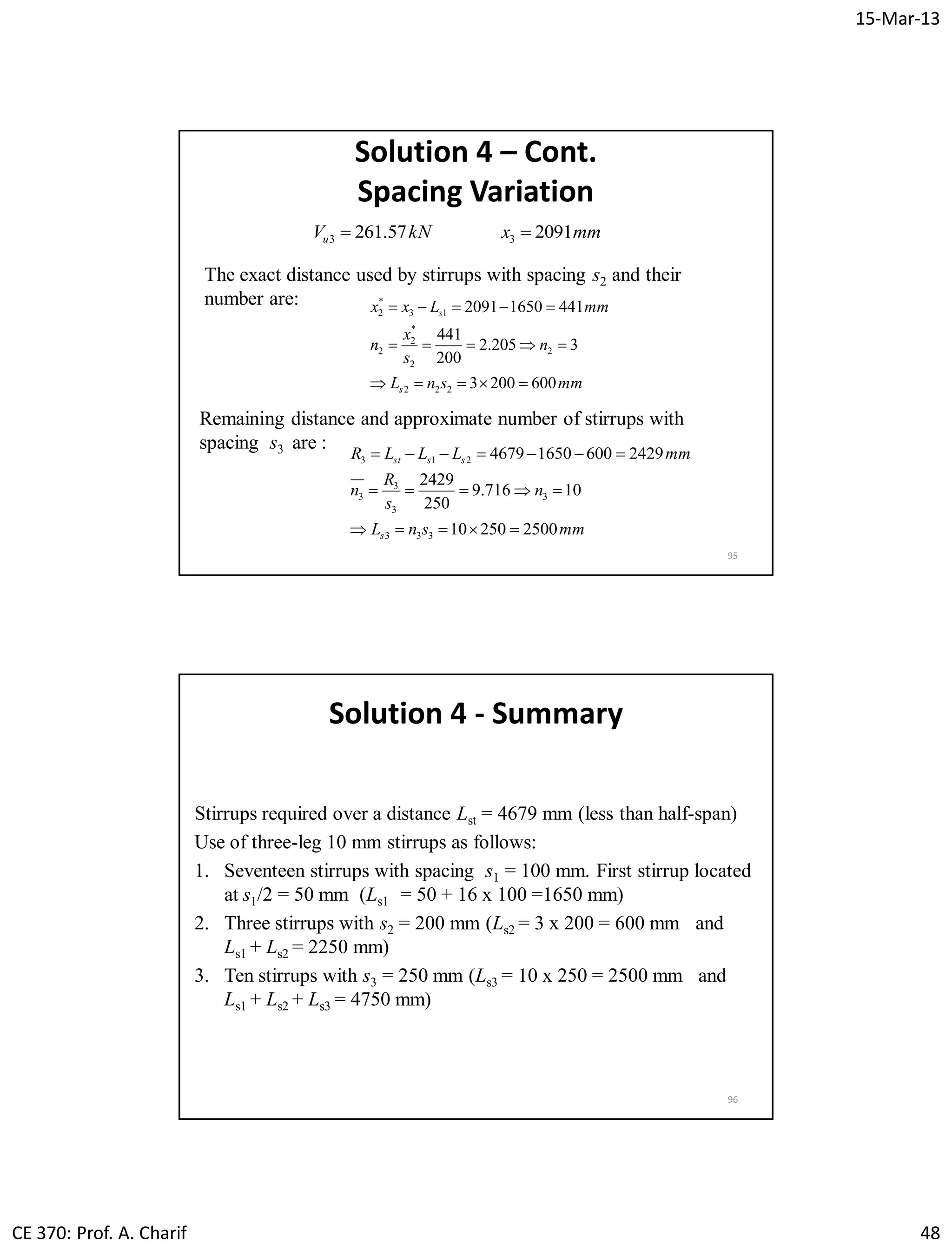 Lec09 Shear in RC Beams (Reinforced Concrete Design I & Prof ...
