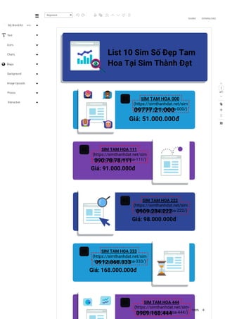 sim tam hoa đẹp tại kho sim thành đạt | PDF