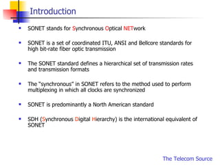 10 Slides to Sonet | PPT