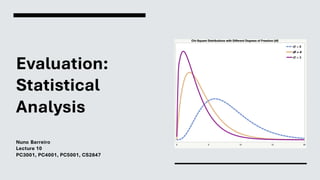 Statistical Analysis | PPT