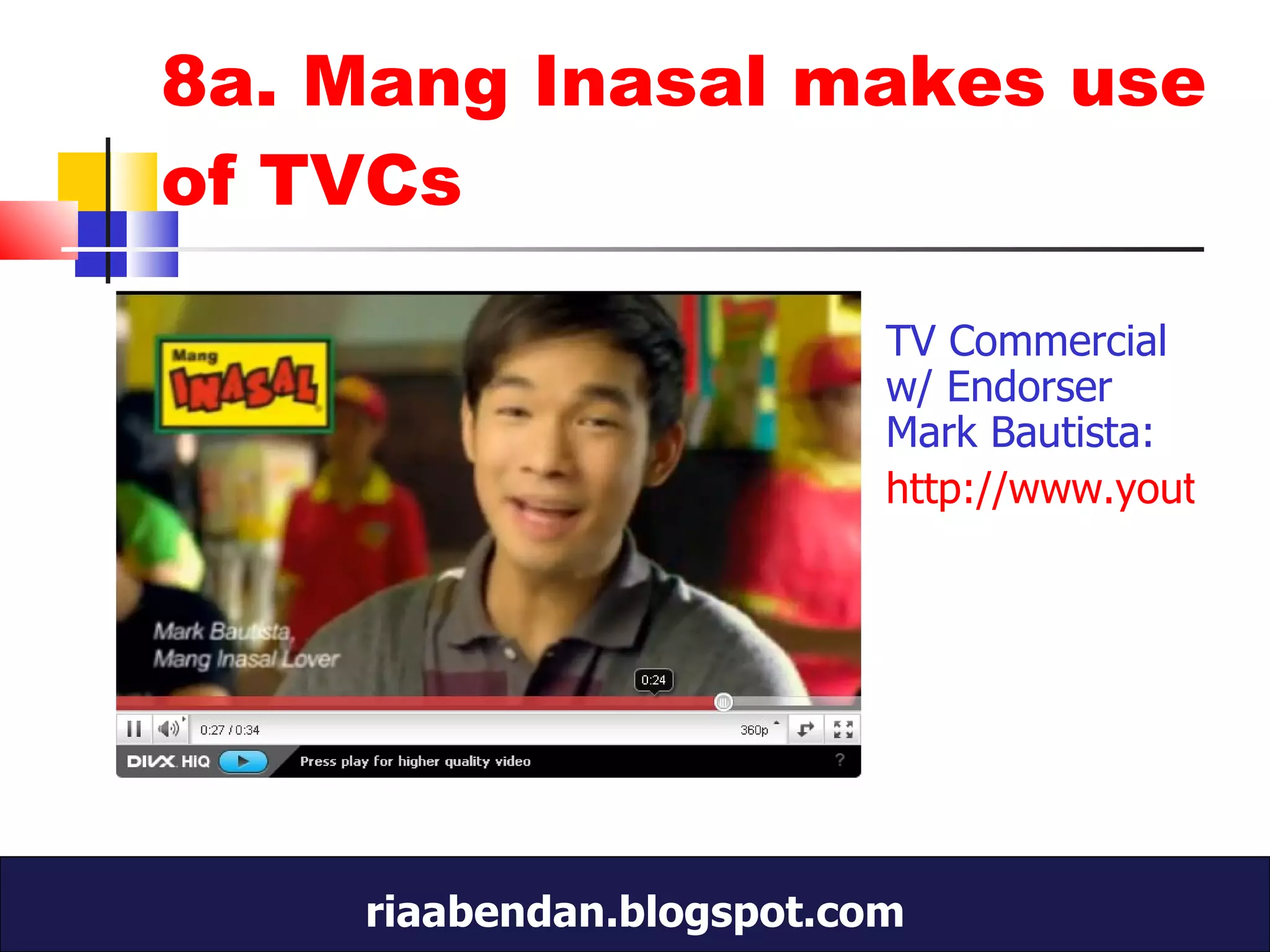10 step marketing plan for Mang Inasal | PPT
