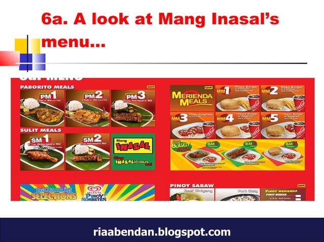 10 step marketing plan for Mang Inasal | PPT | Food Industry | Industries