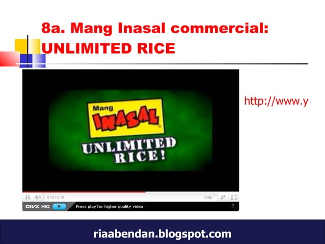 10 step marketing plan for Mang Inasal | PPT | Food Industry | Industries