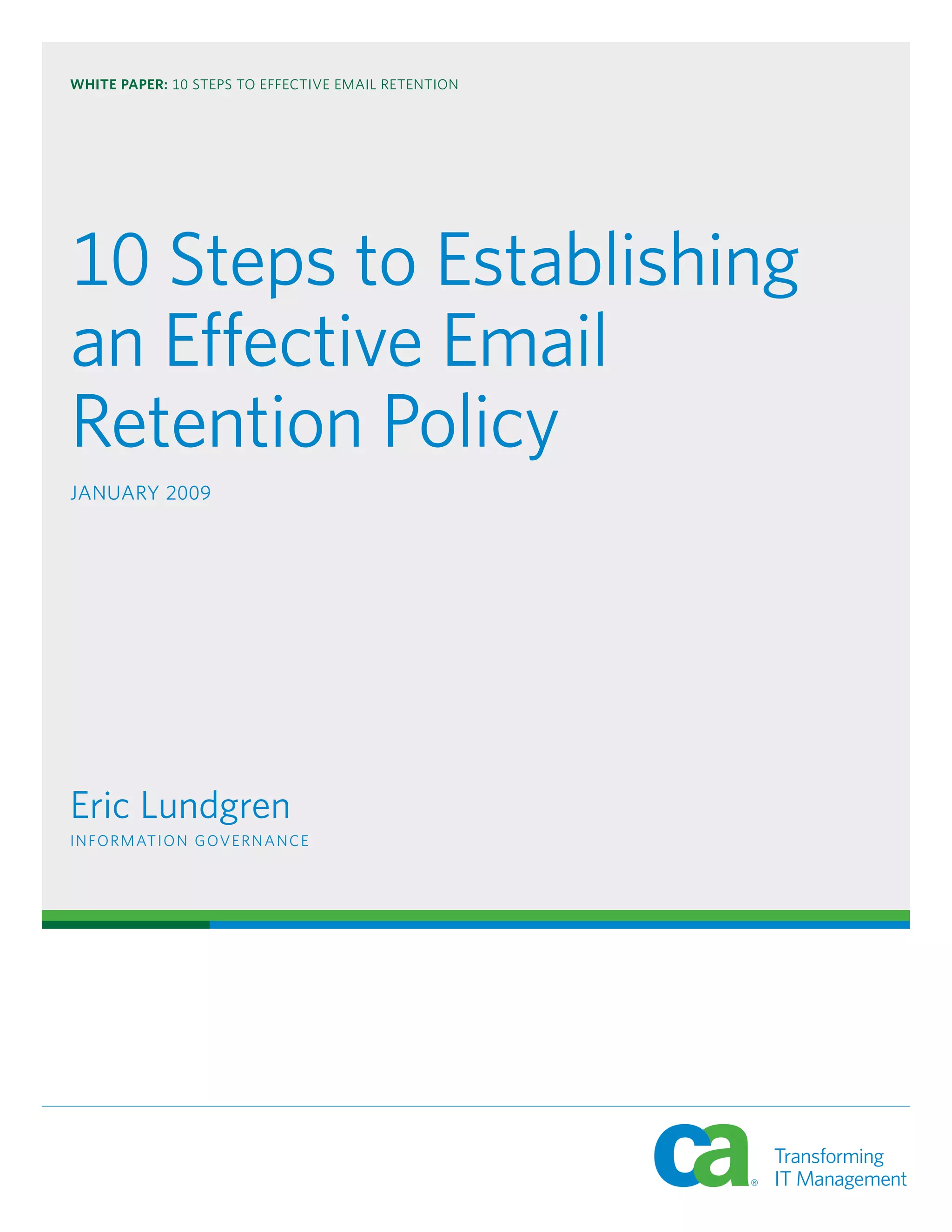10 steps-email-retention-wp-us 198118 | PDF