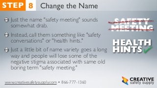 Safety moment videos for meetings - analyticsetp
