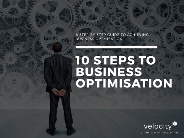 10 Steps To Business Optimisation | PPT