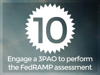 10 Steps Toward FedRAMP Compliance | PPT