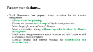 disaster management in Nepal with application of Remote Sensing | PPTX