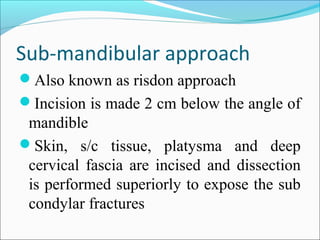 surgical approaches to the mandibular condyle | PPT