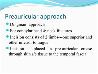 surgical approaches to the mandibular condyle | PPT