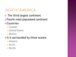 10 The 7 Continents | PPTX