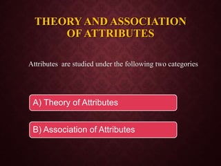 Theory of Association in Statistics | PPTX