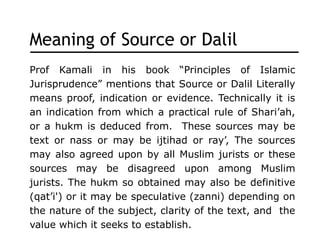 Introduction to Usul Fiqh:The Sources of Law | PPT