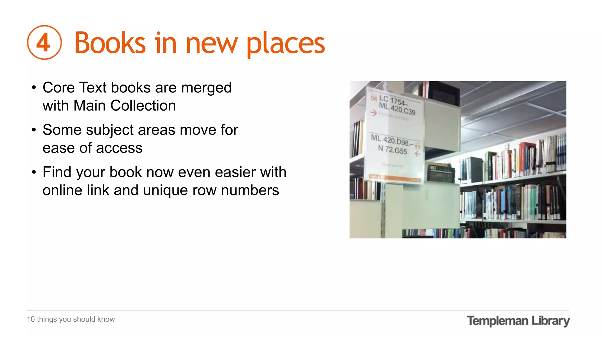 10 things you should know about the new Templeman Library | PPT