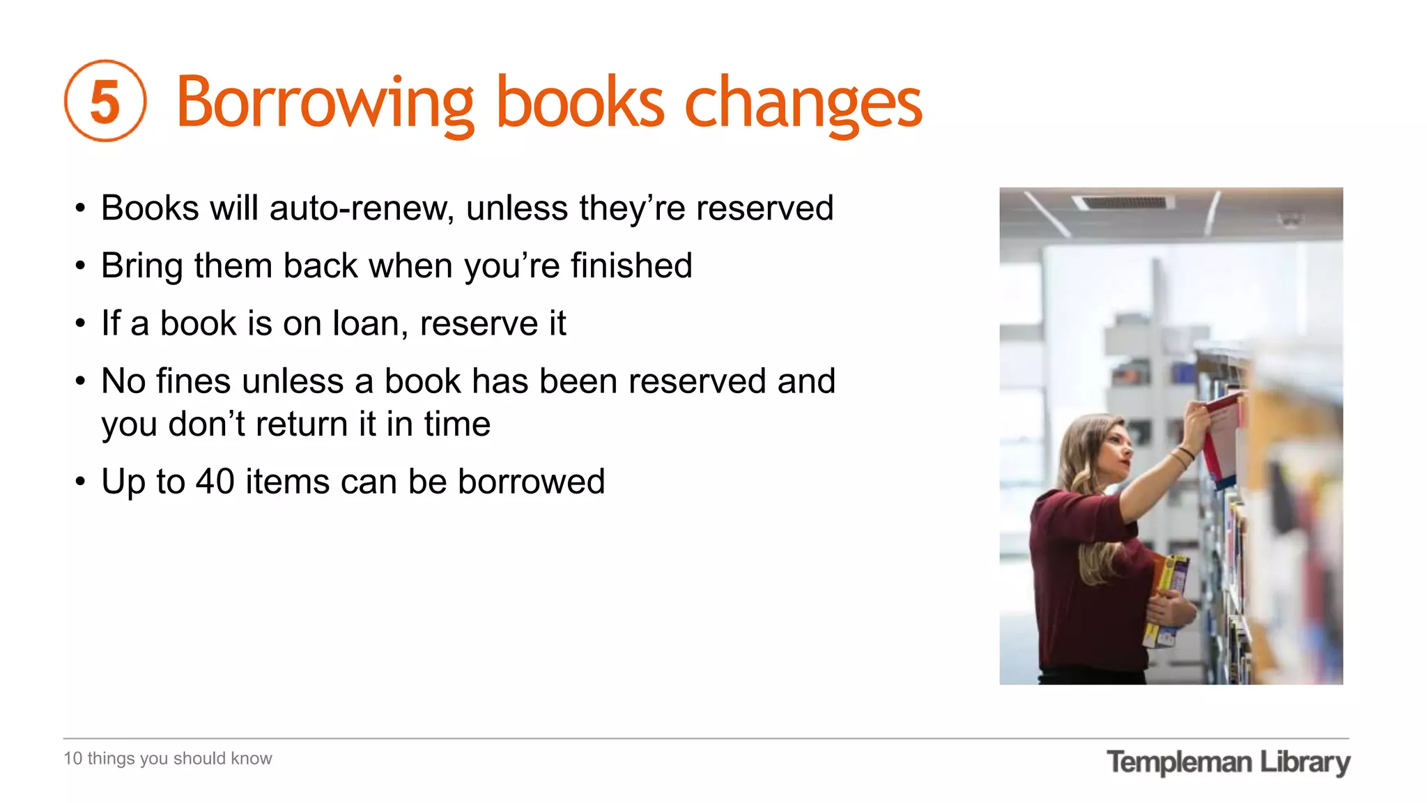 10 things you should know about the new Templeman Library | PPT