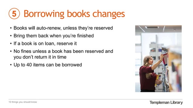 10 things you should know about the new Templeman Library | PPT