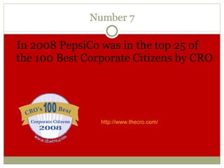 10 Things To Know About PepsiCo | PPT