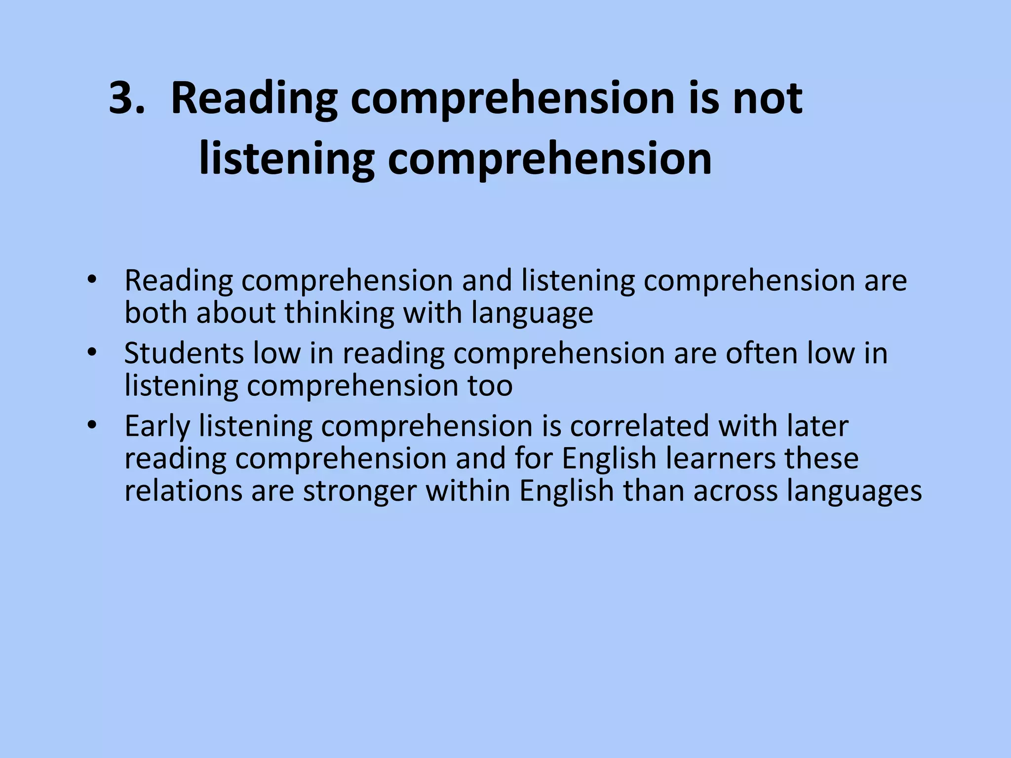 10-thing teacher-should-know-reading-comprehension.ppt