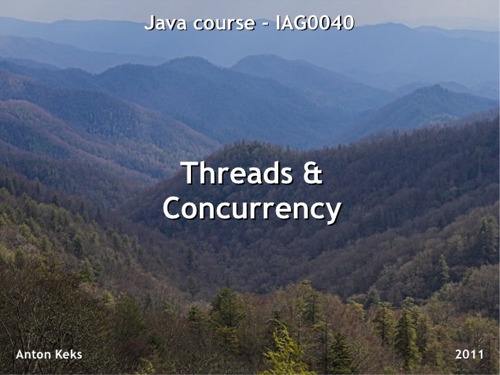 Java Course 10 Threads And Concurrency