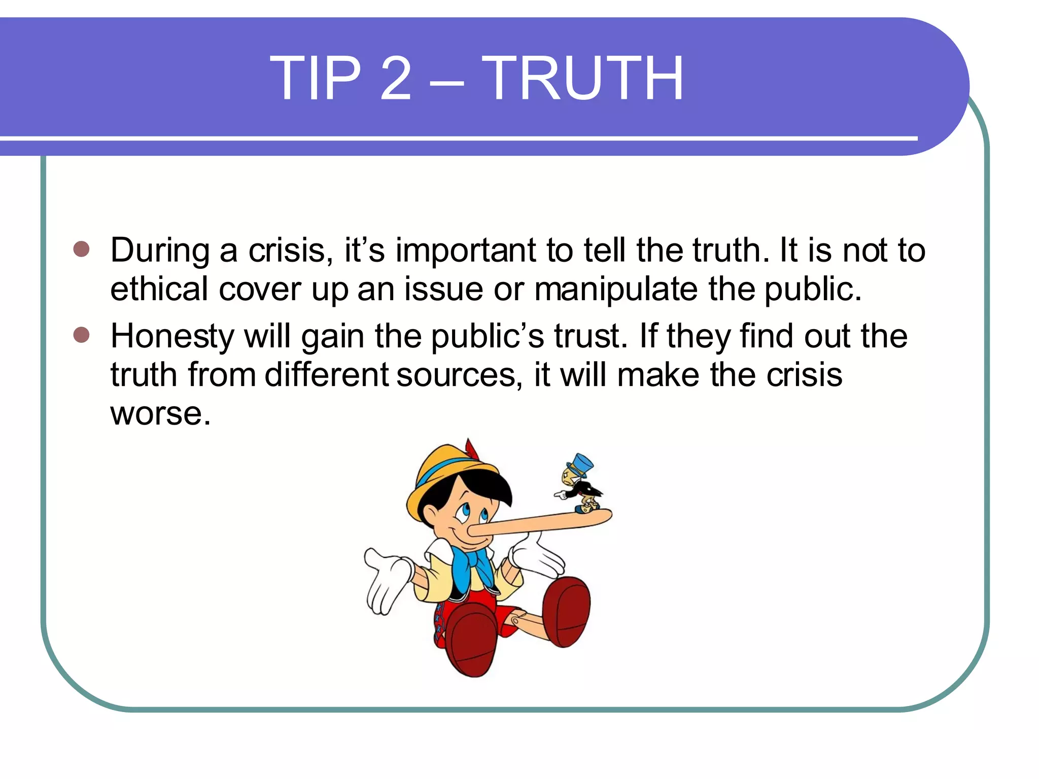 10 Tips For Crisis Control | PPT