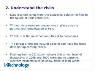 Disaster Recover : 10 tips for disaster recovery planning | PPTX ...