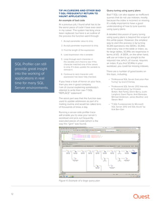 10 tips-for-optimizing-sql-server-performance-white-paper-22127 | PDF | Databases | Computer ...