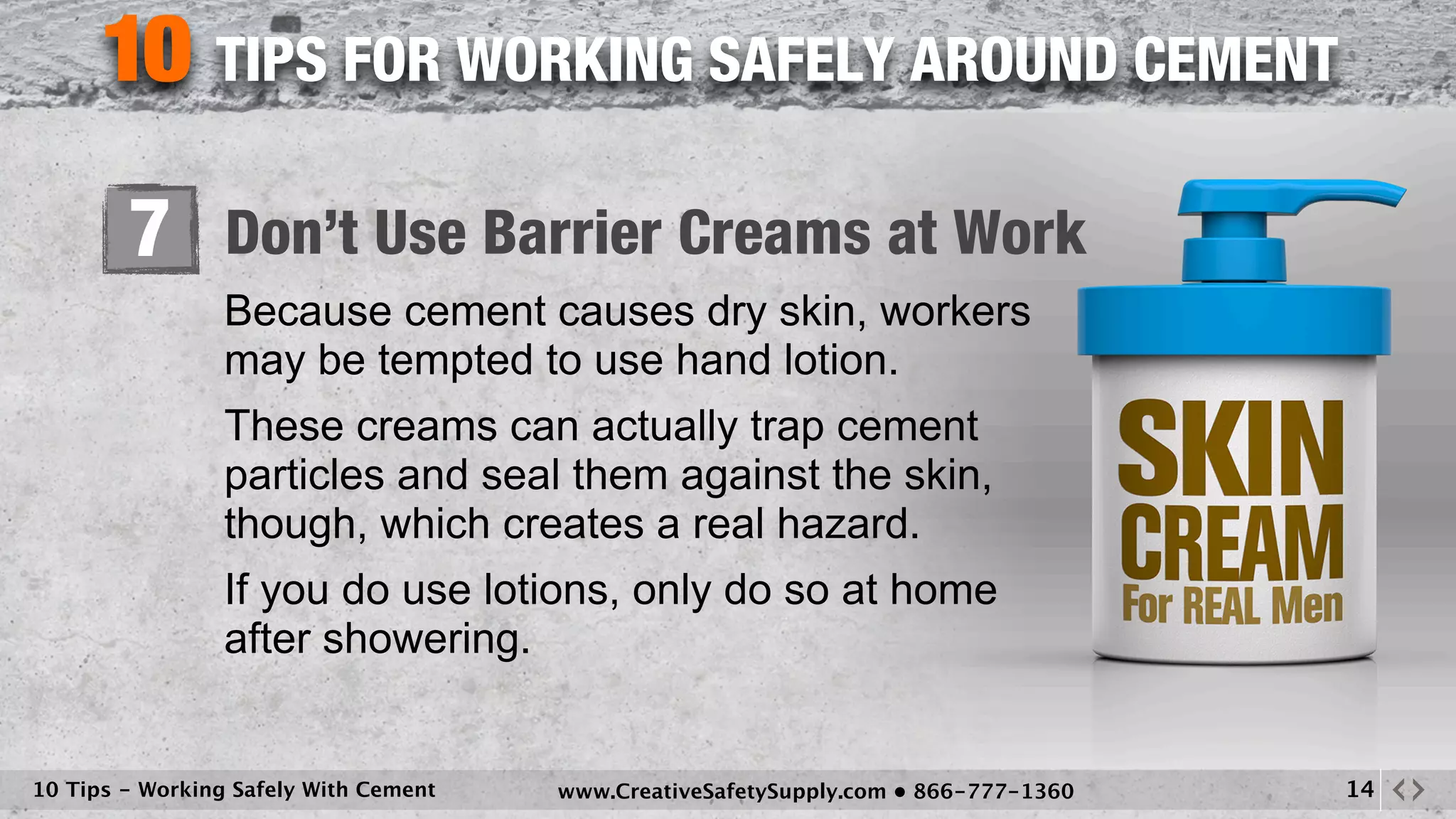 10 Tips for Working Safely Around Cement | PDF