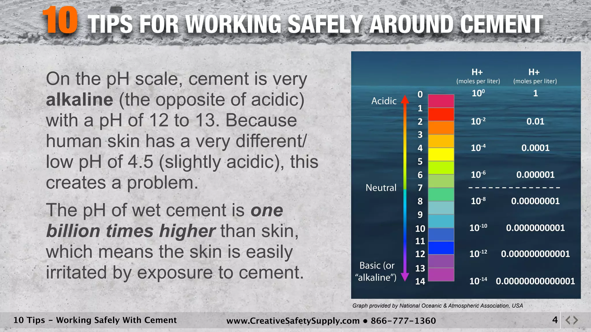 10 Tips for Working Safely Around Cement | PDF