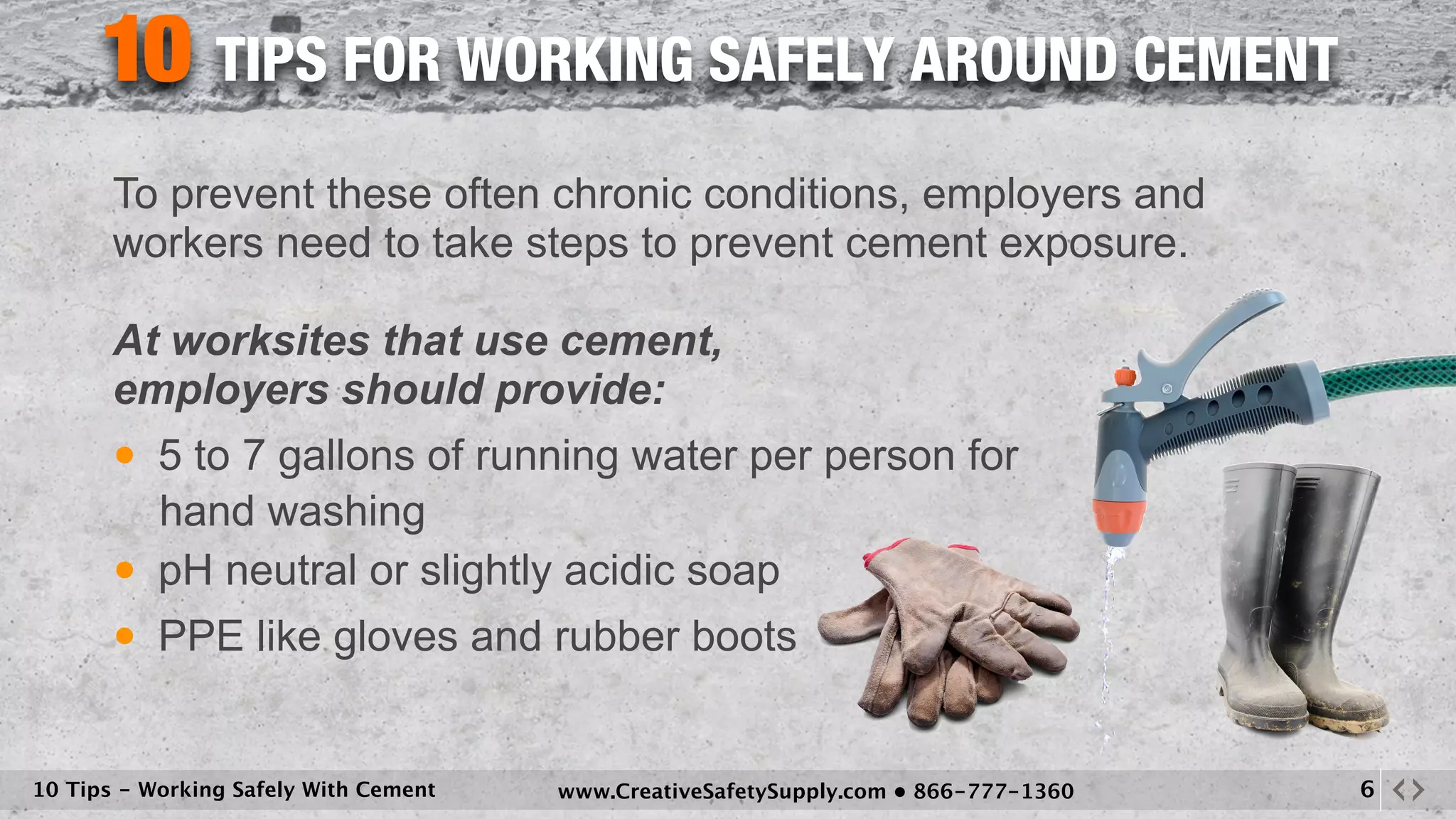 10 Tips for Working Safely Around Cement | PDF