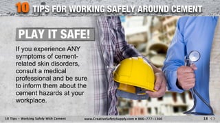 10 Tips for Working Safely Around Cement | PDF