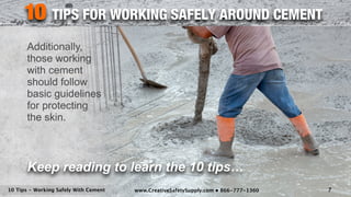 10 Tips for Working Safely Around Cement | PDF
