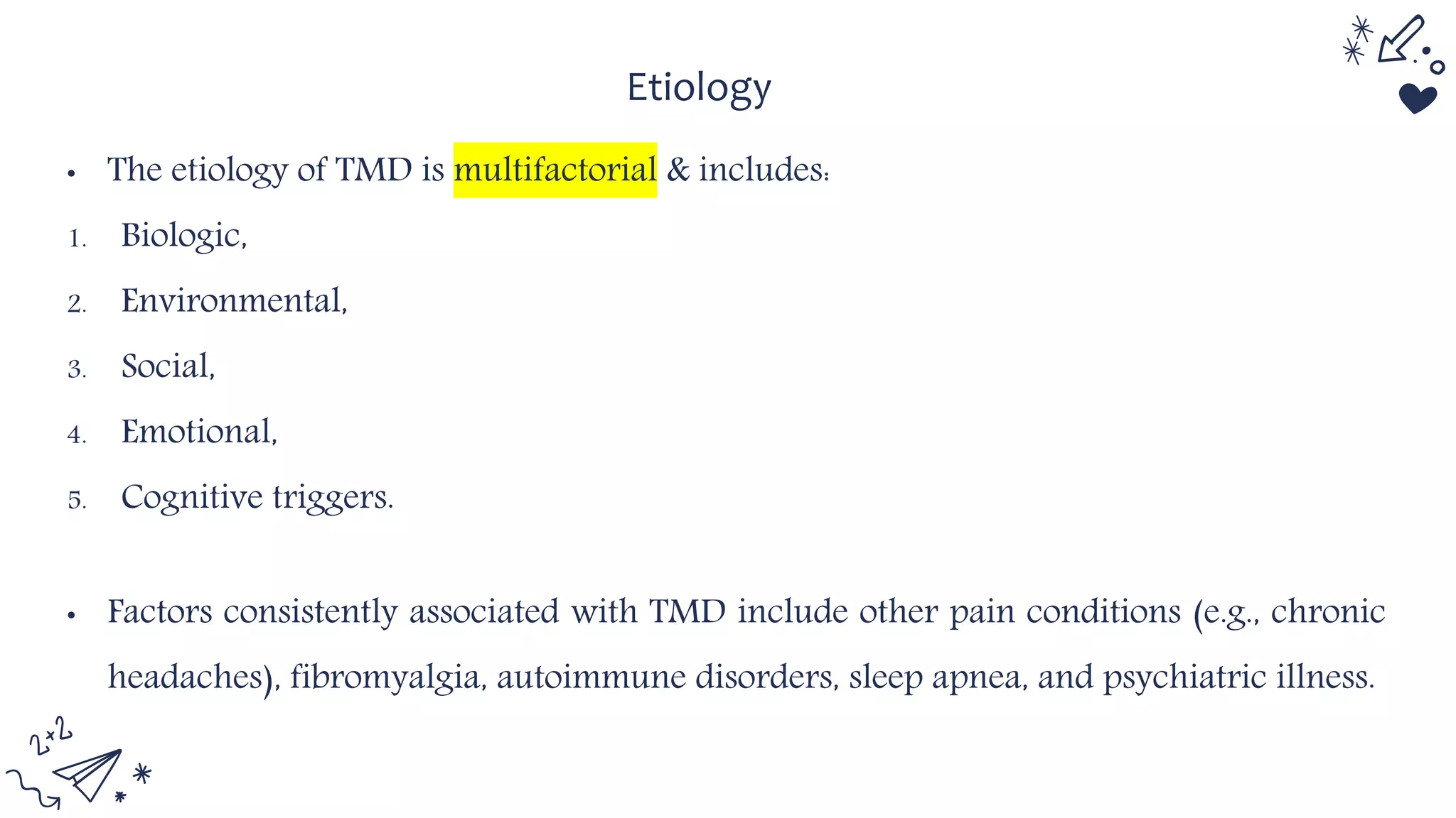 Temporomandibular joint disorders | PPTX