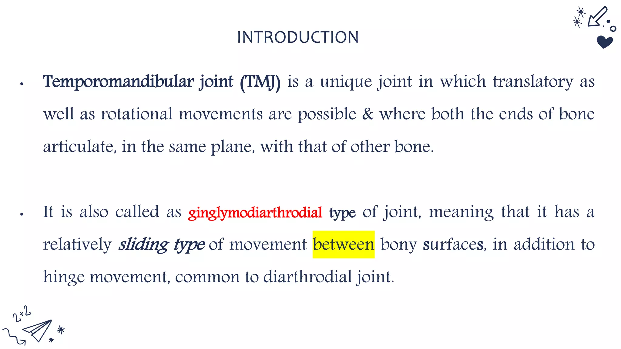 Temporomandibular joint disorders | PPTX