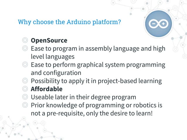 Student2student: Arduino Project-based Learning | PPT