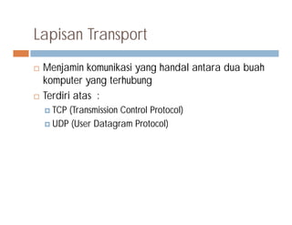 10 transport layer (tcp&udp) | PPT
