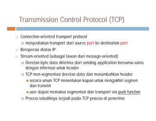 10 transport layer (tcp&udp) | PPT