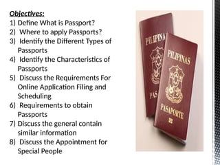 The Travel Documents and Requirement to ts | PPT