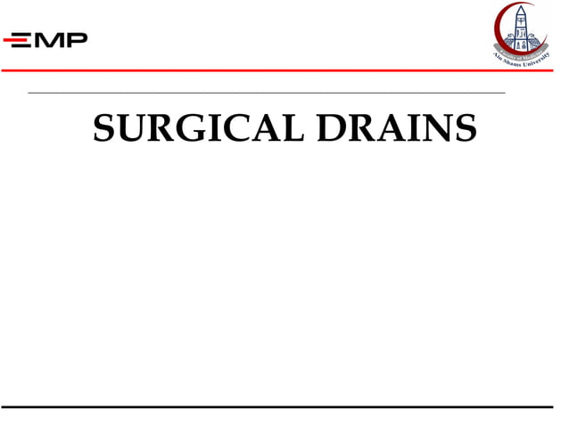 10-Tubes Drains..pdf surgical medicine — | PPT