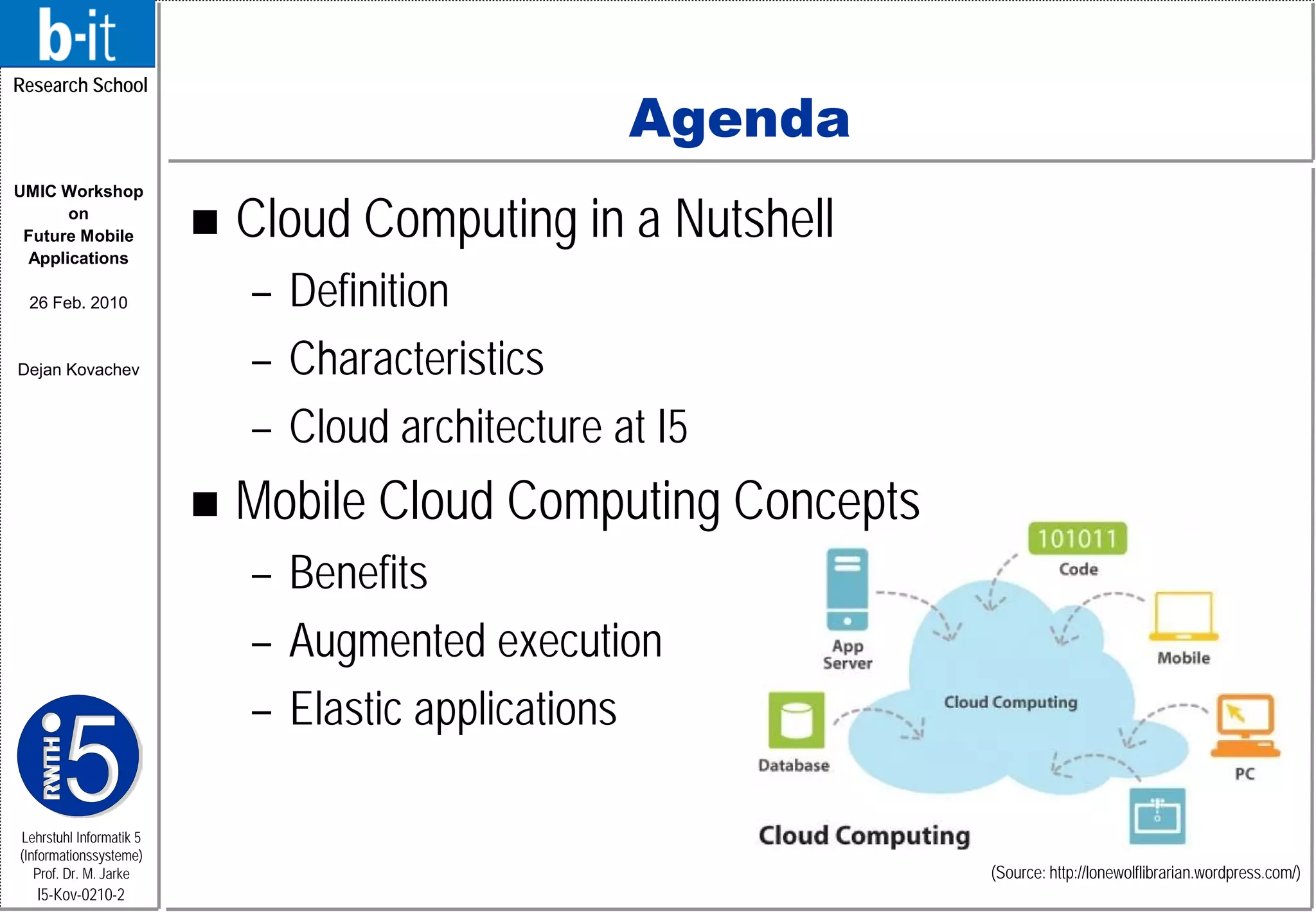 Mobile Cloud Computing Pdf