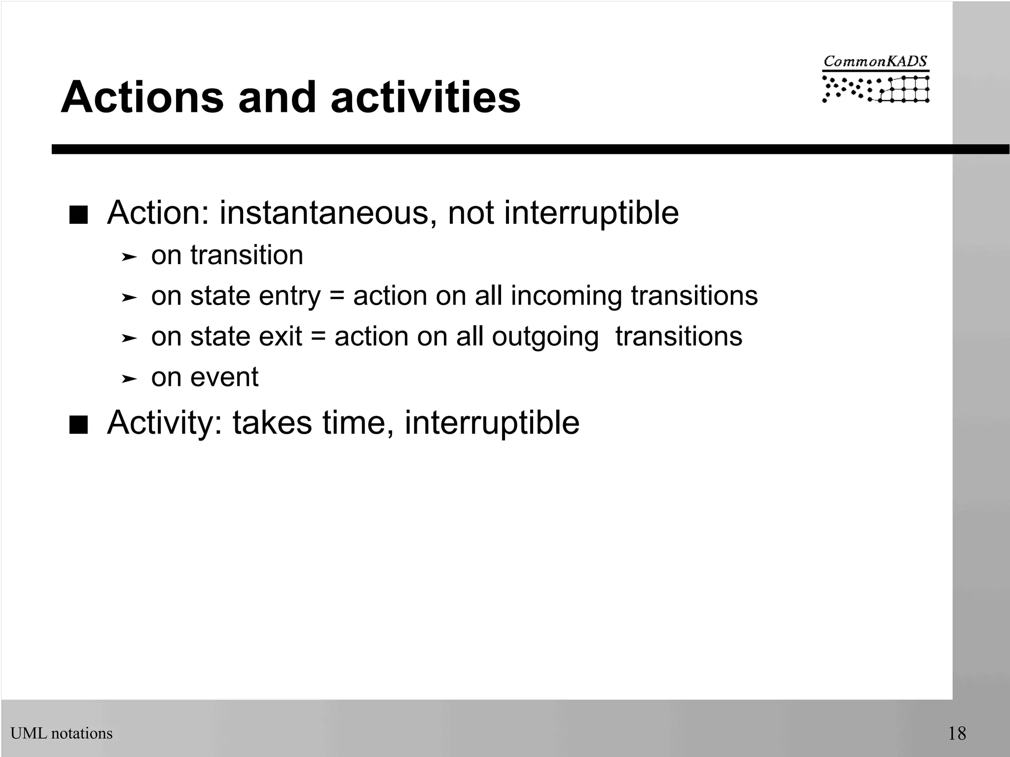 Uml Notations Used By Commonkads Ppt