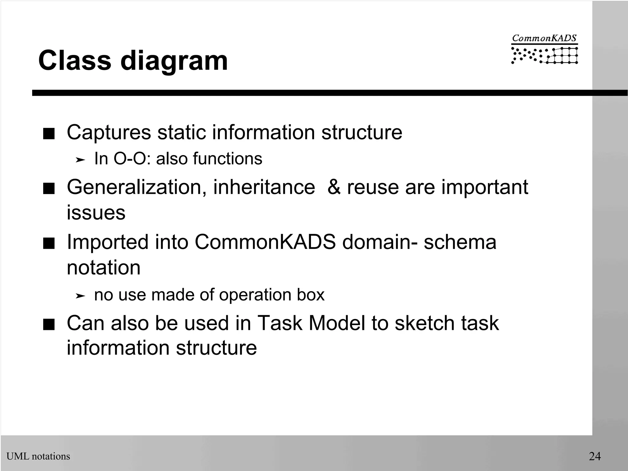 UML notations used by CommonKADS | PDF | Computer Software and Applications | Computing