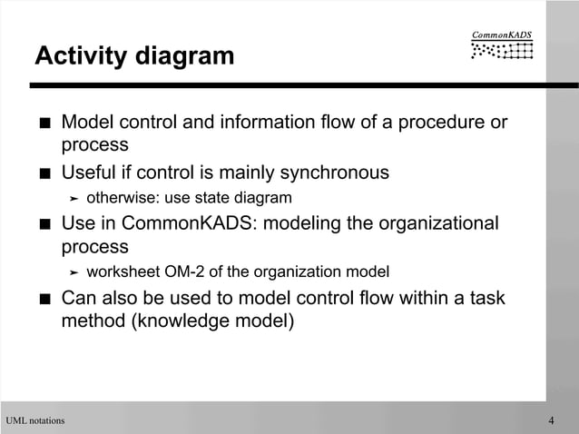 UML notations used by CommonKADS | PDF | Computer Software and Applications | Computing