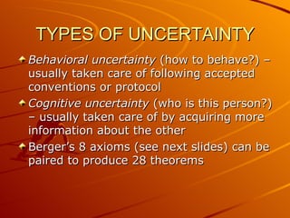 Uncertainty Reduction Theory | PPT | Free Download