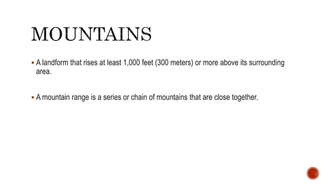 10 unit 1- mountains | PPTX | South America Travel | Travel Locations